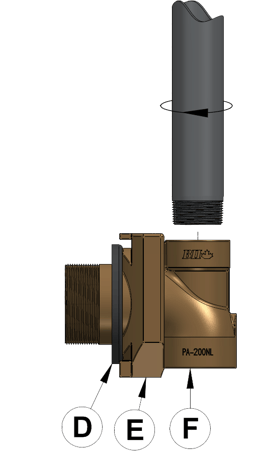 Accurately Installing a Slide Pitless Adapter