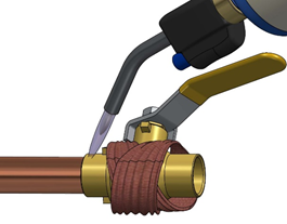 How to Install a Solder Ball Valve