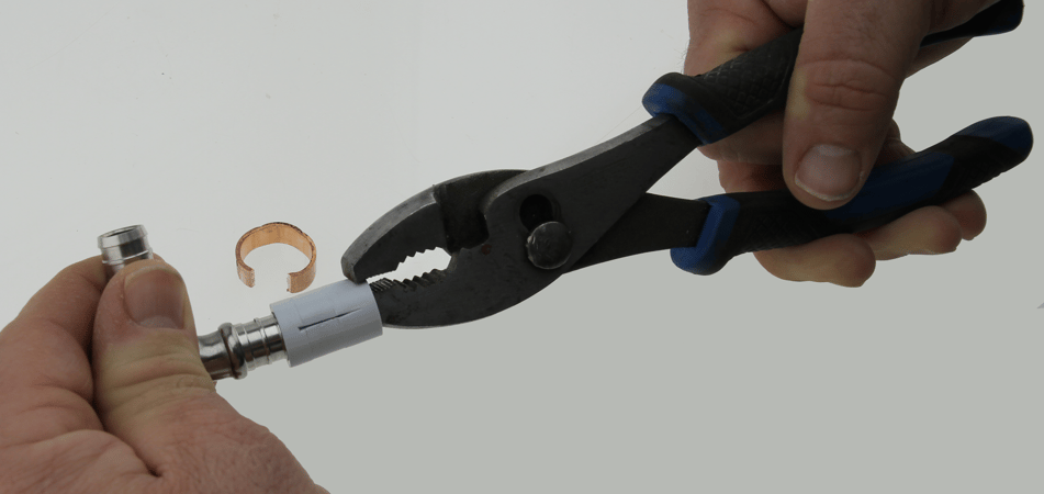 How to Remove PEX Copper Crimp Ring